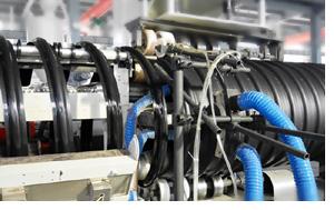 HDPE SRPE Composite Pipe Making Machine 800Mpa For Sewer Drainage